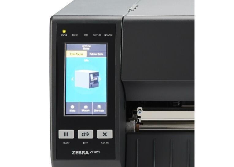 Zebra ZT421 Display Label Barcode Printer Control Panel